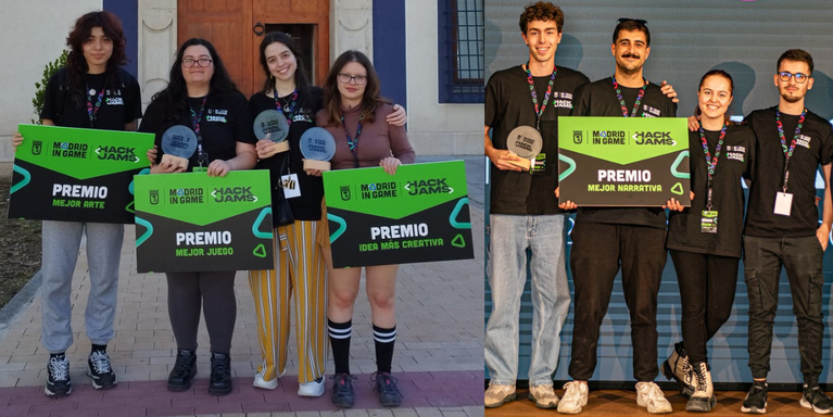 Students win four prizes in Game Hack Jams